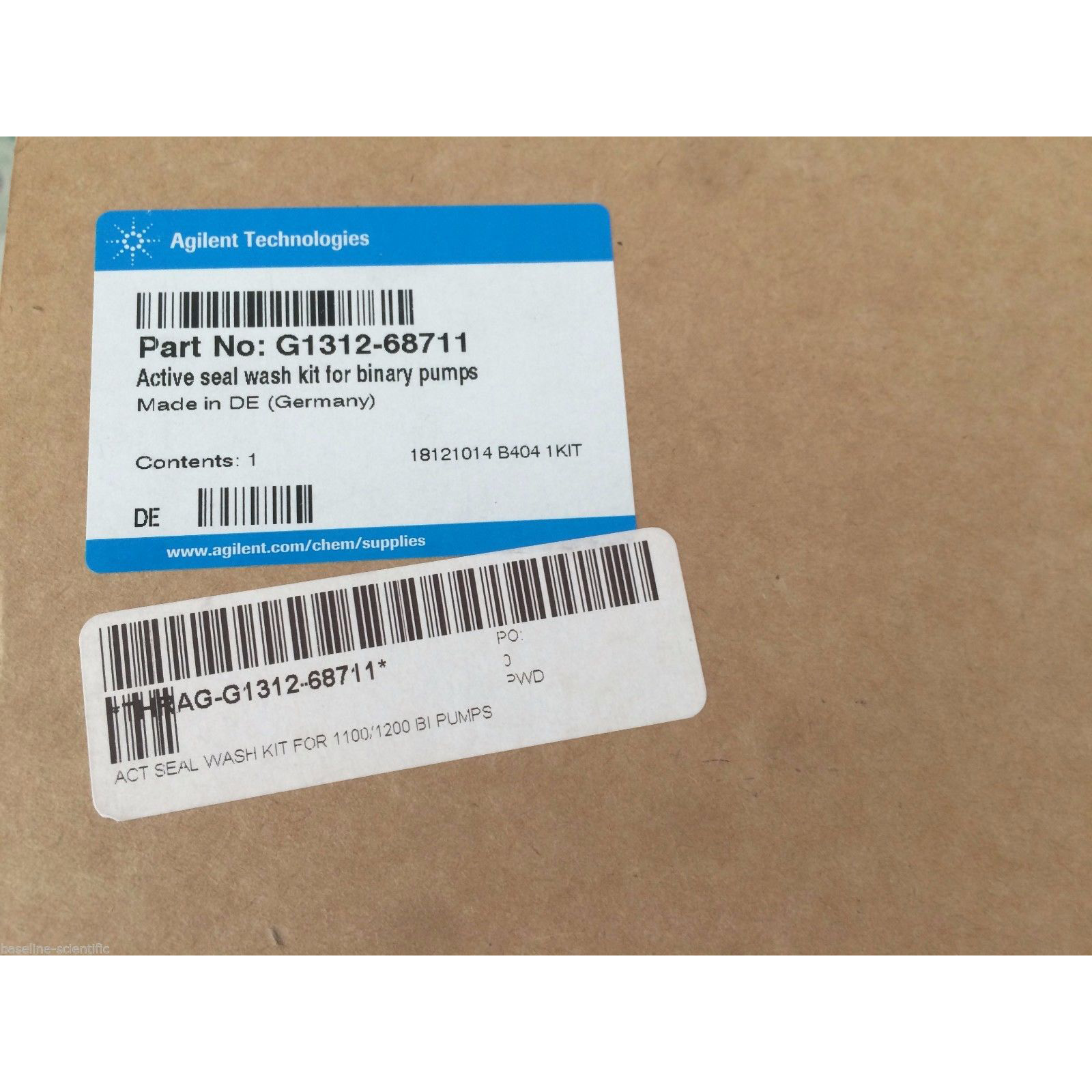 BRAND NEW Agilent Active seal wash kit G1312-68711 for 1100/1200 Binary ...