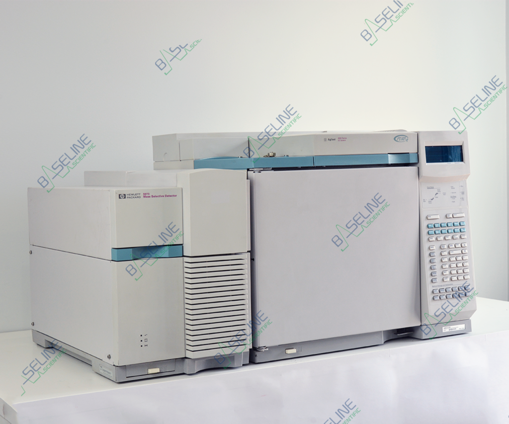 Agilent 6890 GC with 5973A MSD Diffusion Pump - baselinescientific.com