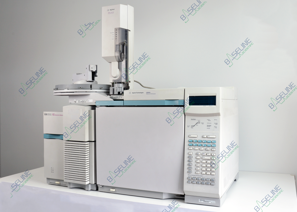 Agilent 6890 GC with 5973A MSD Standard Turbo Pump and 7683 Autosampler ...